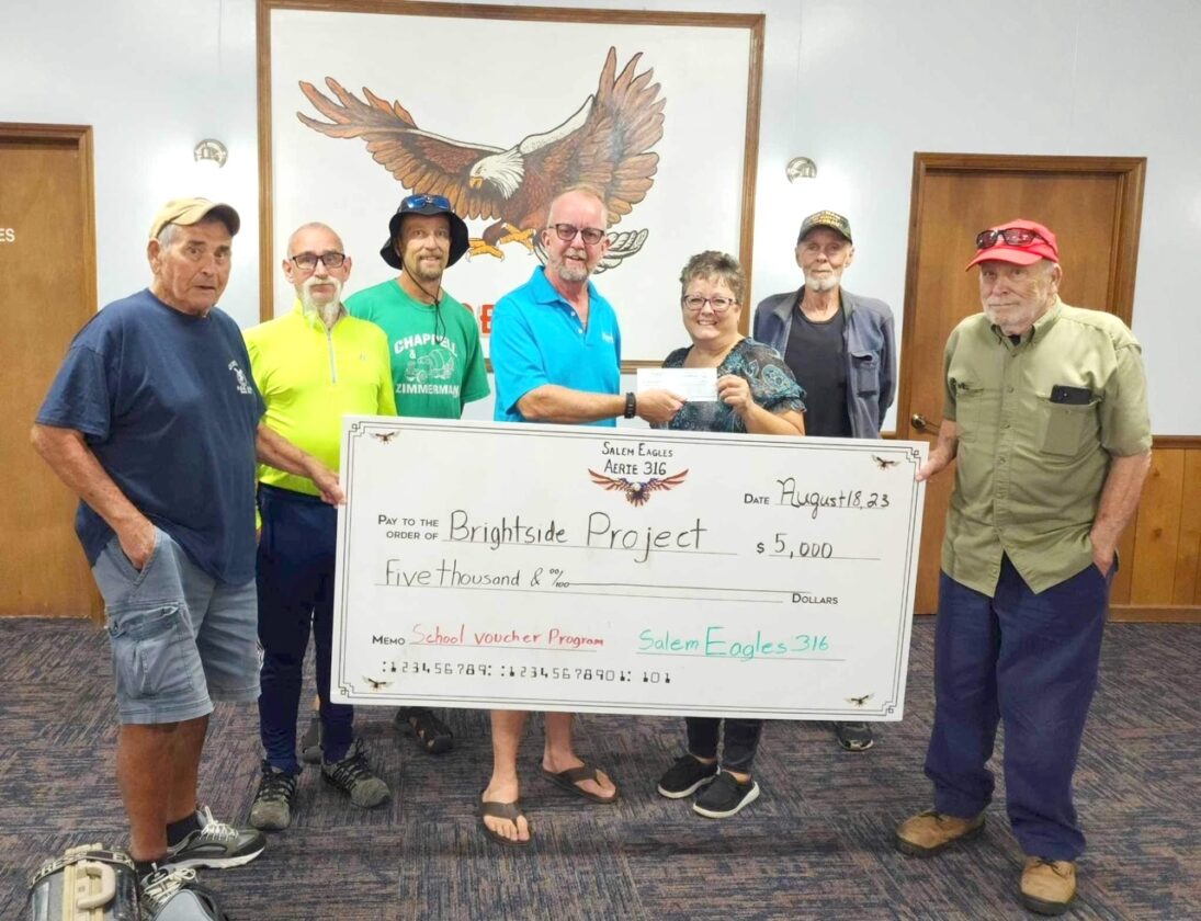 Salem Eagles makes donation toward School Voucher Program | News ...